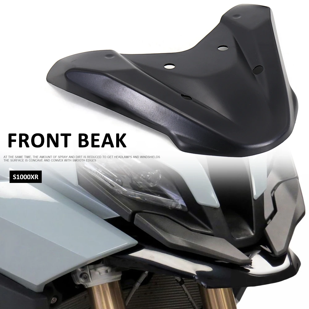 Motorcycle-Front-Wheel-Fender-Beak-Nose-Cone-Guard-Extension-Cover-Cowl ...