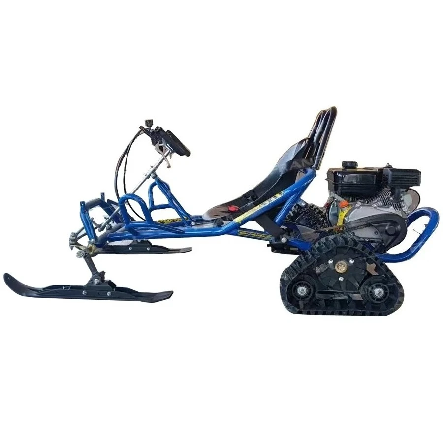 New Arrival 196cc air Cooled Gliding Fuel Snow Go Kart 6.5hp Skating ...