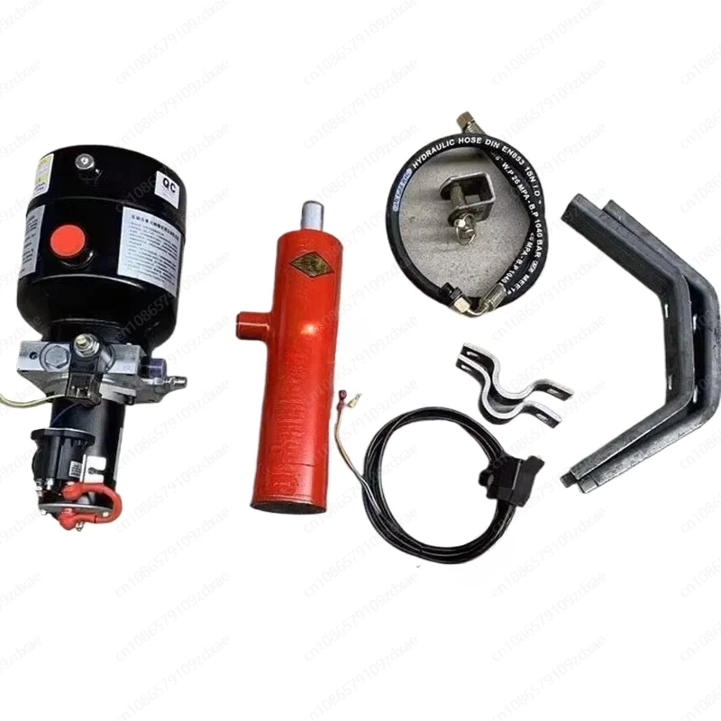 Electric-Tricycle-Hydraulic-Dump-Kit-Electronically-Controlled-Lift-12V ...