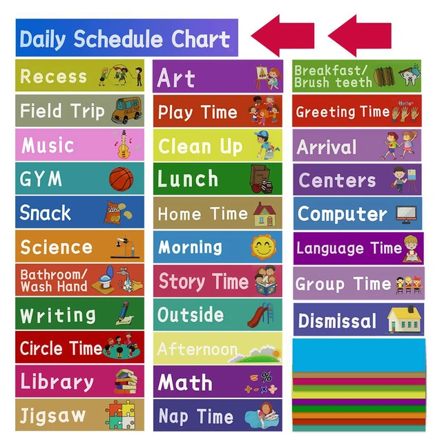 Classroom Schedule Chart
