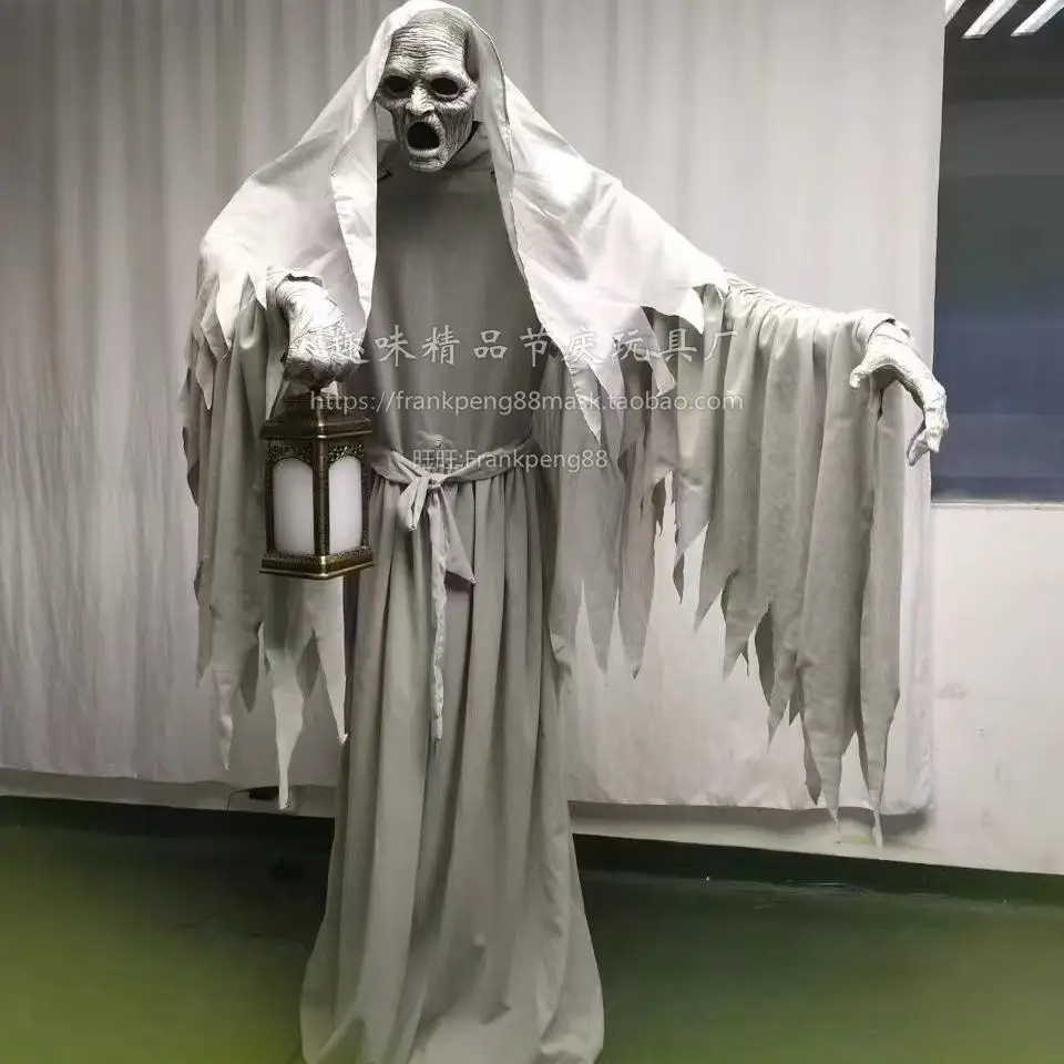 Halloween haunted house large decorative props electric induction ...