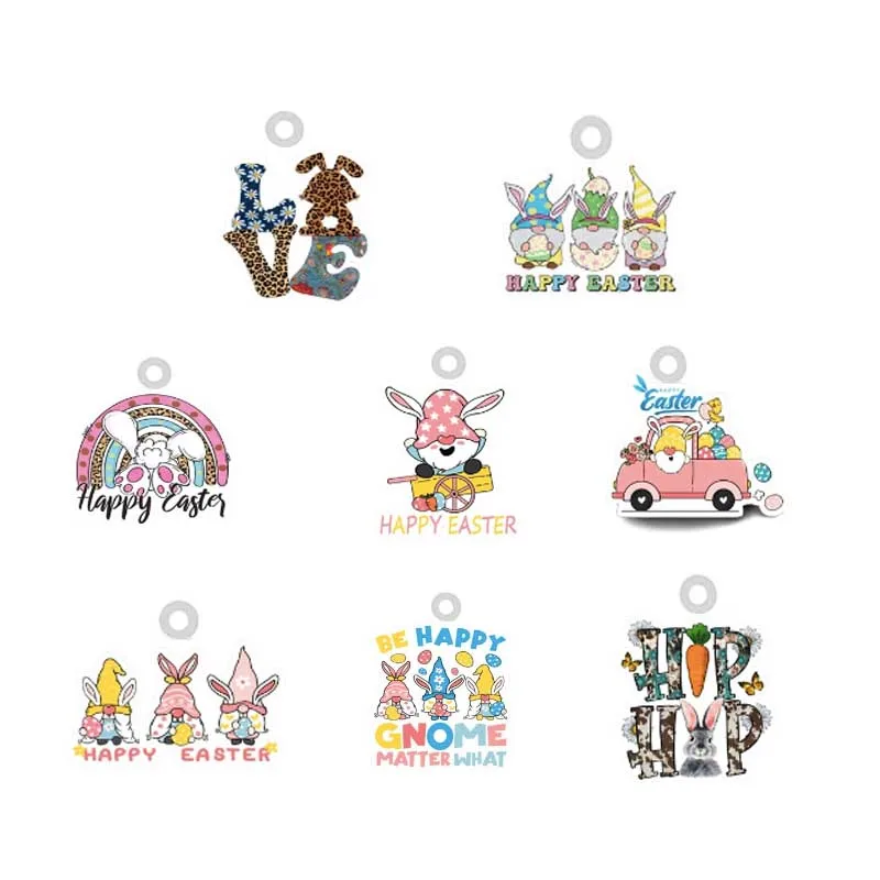 Rabbit-Acrylic-Pendants-Epoxy-Love-Dwarf-Happy-Easter-Makings-Charms ...