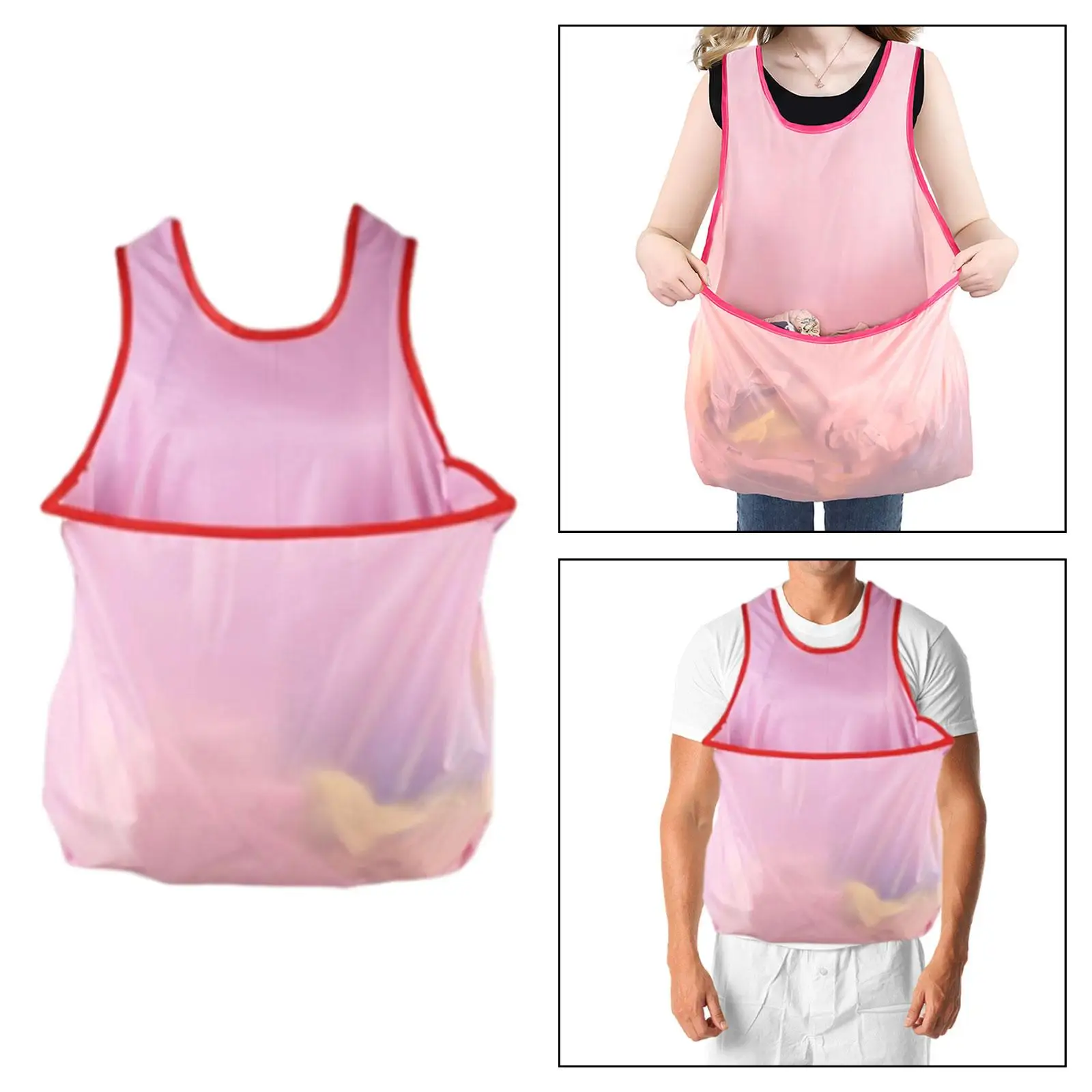 Sleeveless-Laundry-Apron-Large-Capacity-Laundry-Supplies-Waterproof-Bib ...