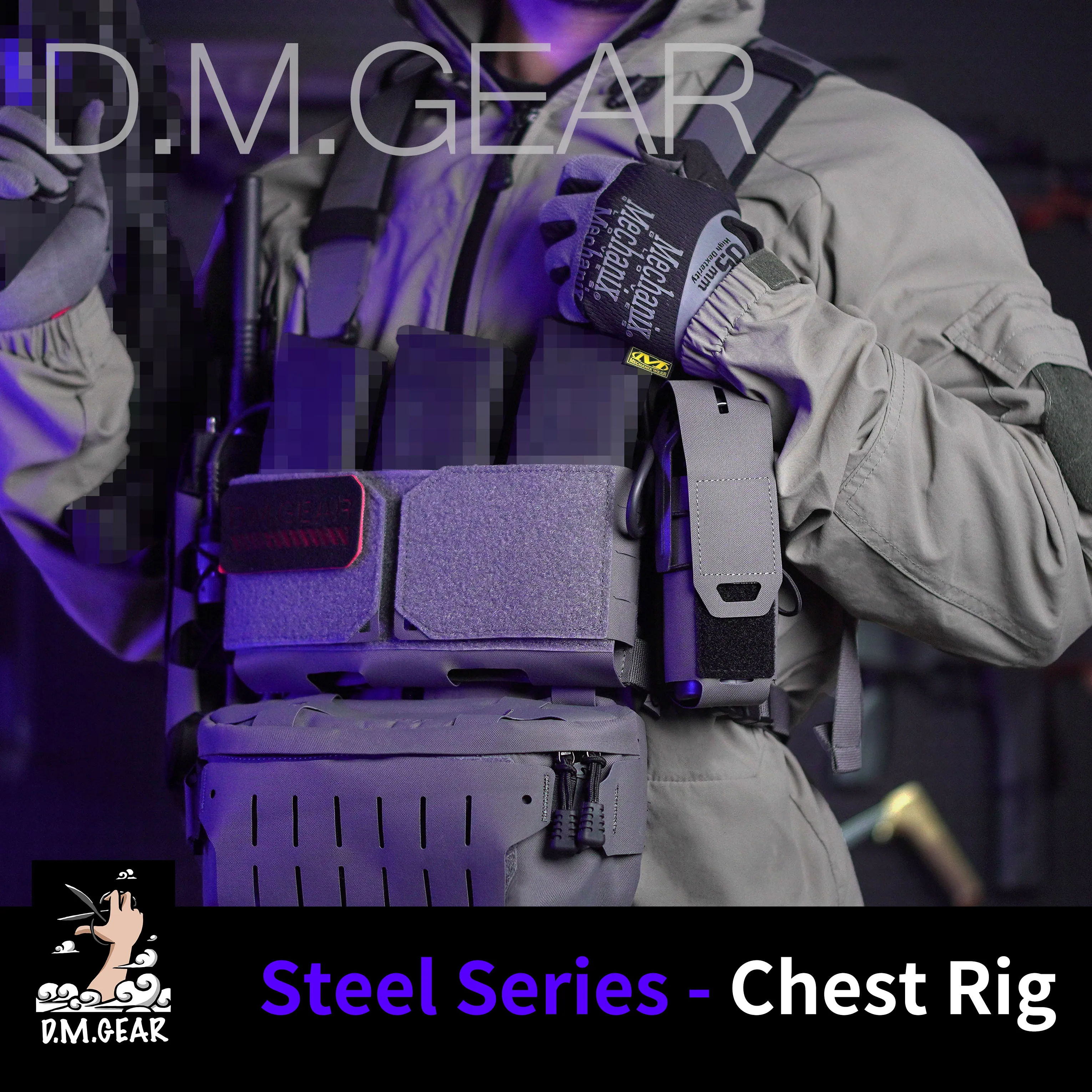 DMGear-Chest-Rig-Tactical-Vest-for-Airsoft-Outdoor-Paintball-Military ...
