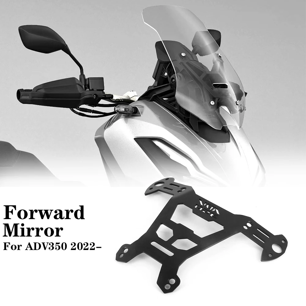 Motorcycle-New-Rearview-Rear-View-Mirrors-Black-Side-Mirror-Bracket-For ...