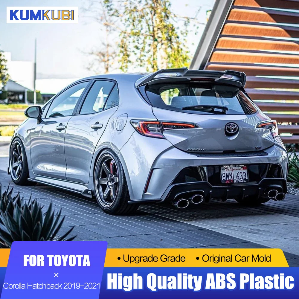 For-Toyota-Corolla-Hatchback-2019-2020-2021-Spoiler-New-ABS-Plastic ...