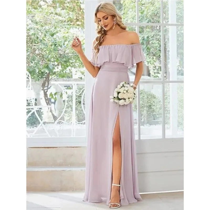 Robe-de-soir-e-pliss-e-pour-femme-robe-de-soir-e-formelle-corset-long ...