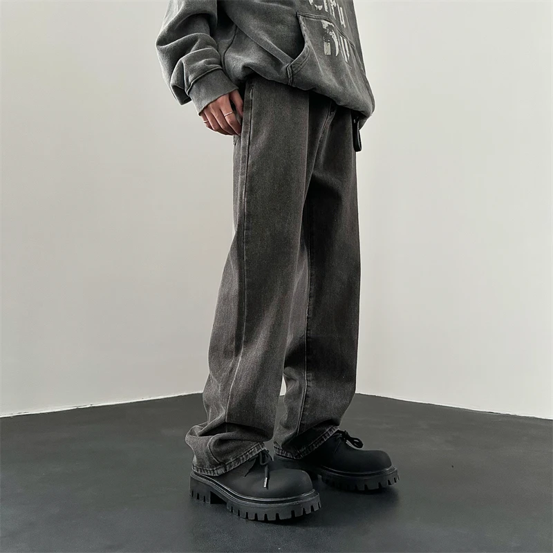 New-Rock-Wide-Pants-Man-Loose-Trousers-Korean-Popular-Clothes-Wide-Leg ...