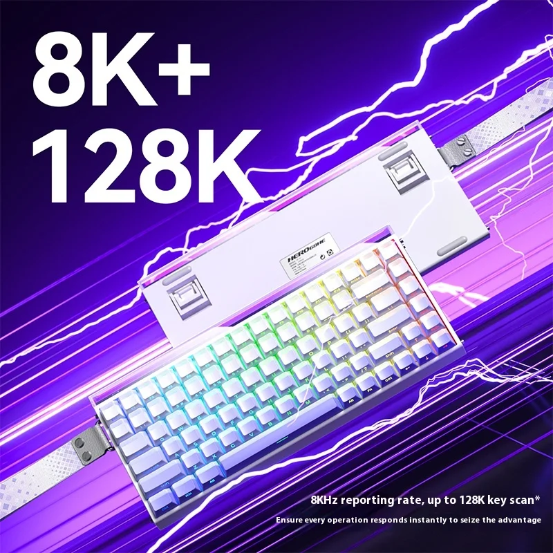 AULA HERO 84 HE Wired Mechanical Keyboard Music Rhythm RGB Backlit ...