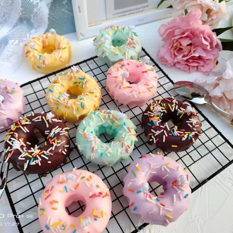 Velas-perfumadas-de-Donuts-velas-de-pastel-pan-postre-aromaterapia-para ...