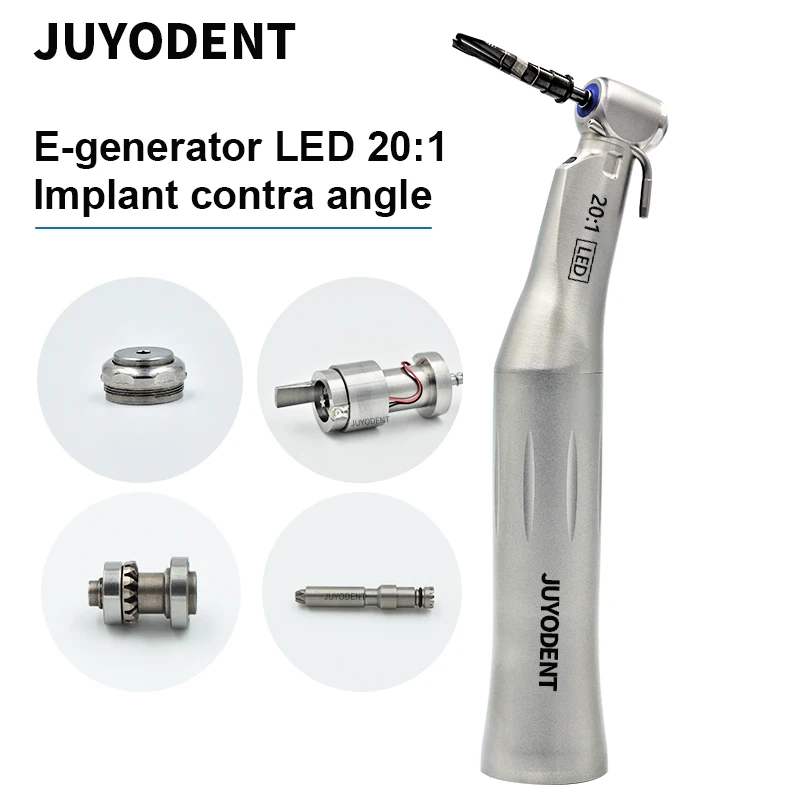 Dental-Implant-Handpiece-E-generator-LED-20-1Dismountable-Stainless ...