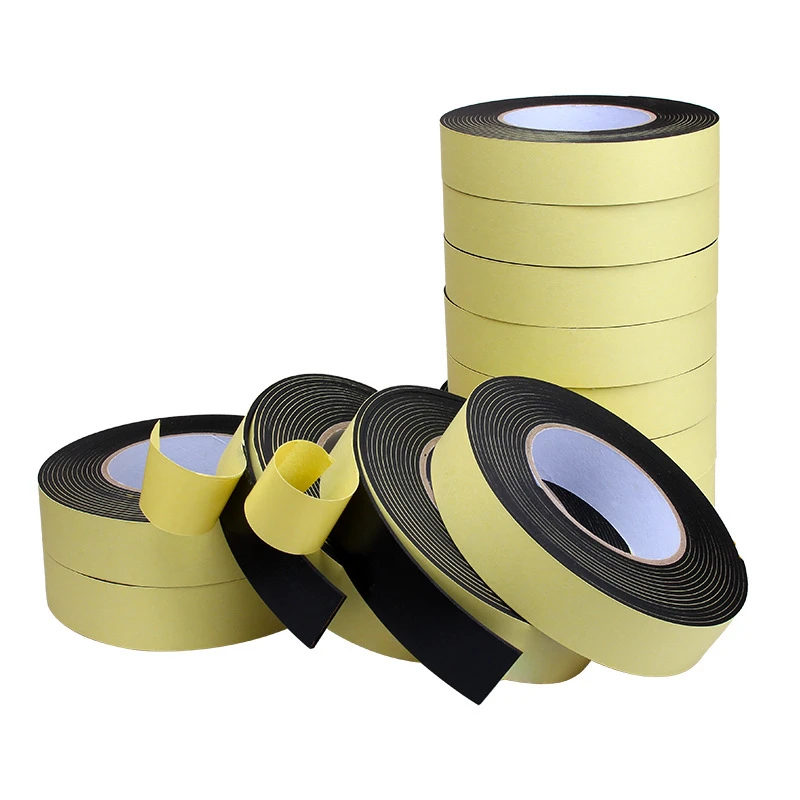 2m/5m/10m Window Door Foam Adhesive Draught Excluder Strip Sealing Tape ...