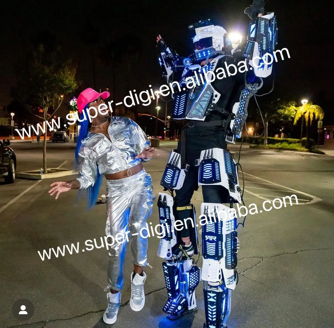Disfraz de Robot con Led de plástico, andador, Robots, disfraces ...