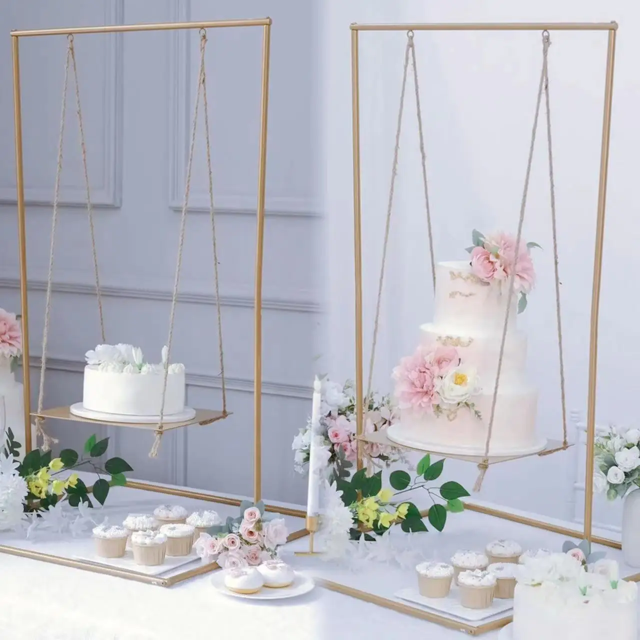 10PCS-Party-Table-Centerpieces-Wreath-Candle-Craft-Holder-Wedding ...