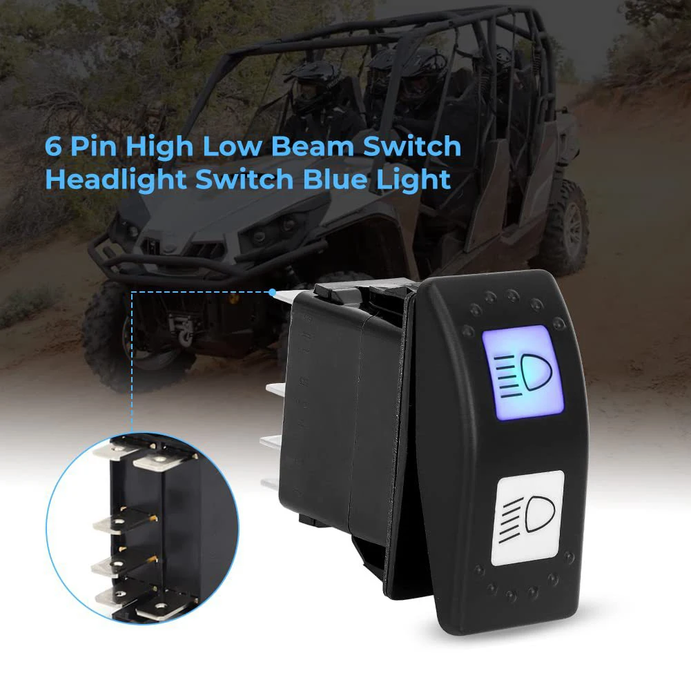 15A-24V-Headlight-Switch-High-Low-Beam-Switches-Replacement-for-RV ...
