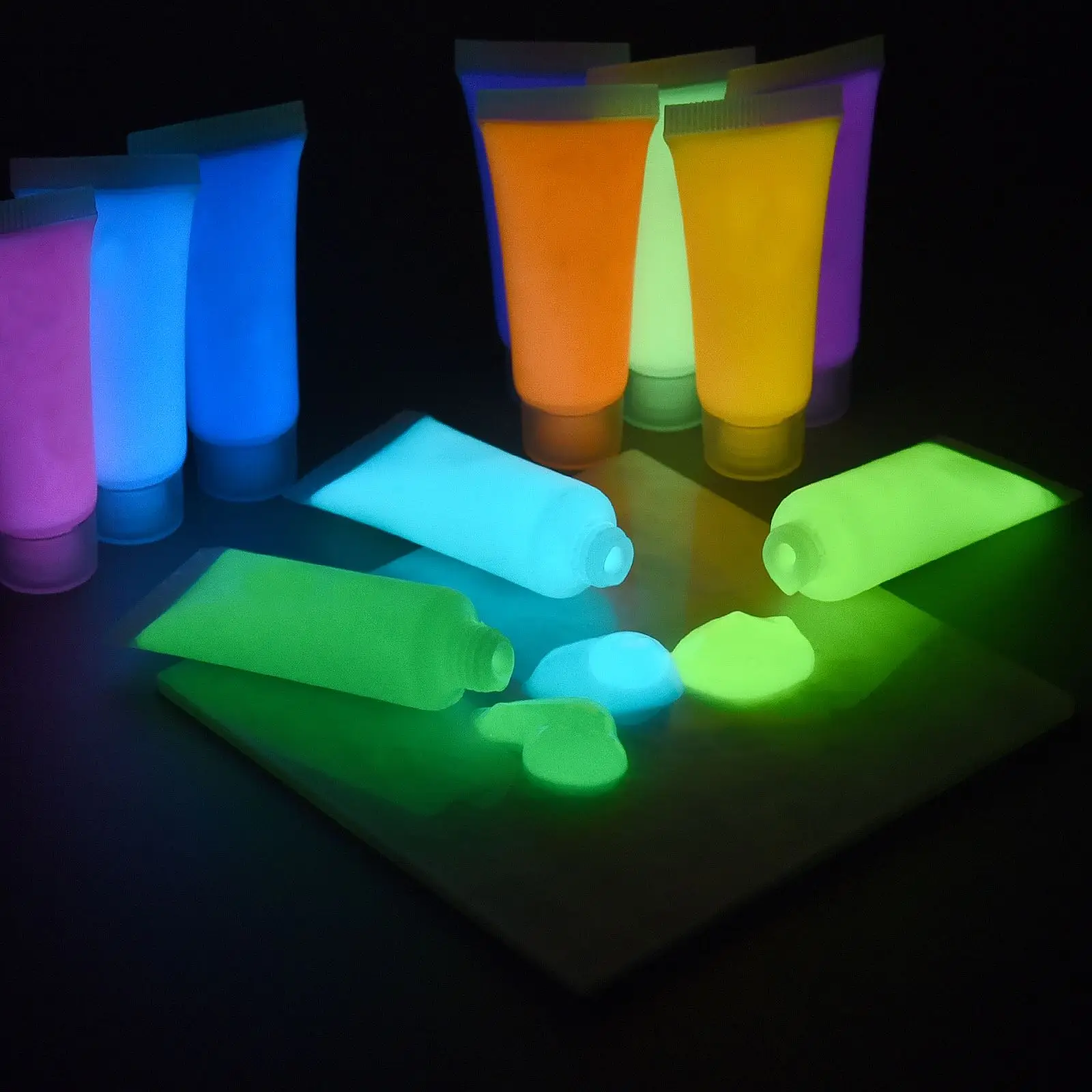 Super-Bright-Fluorescent-Pigment-Waterproof-Luminous-Paint-Glow-in-Dark ...
