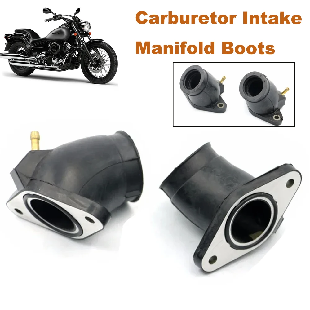Motorcycle-Carburetor-Intake-Manifold-Boots-For-Yamaha-XVS400-XV400 ...