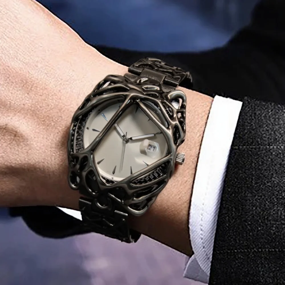 Claw High Quality Unisex 2025 Retro Black Strap Antique Alabaster ...