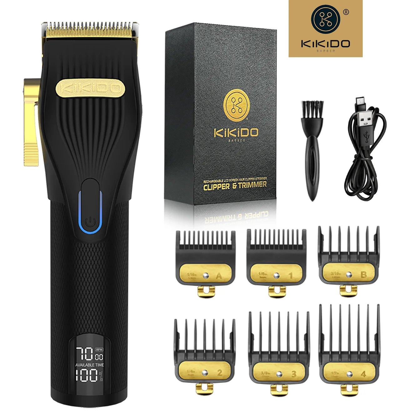 KIKIDOHair-Clipper-Professional-Hair-Trimmer-Electric-Clippers ...