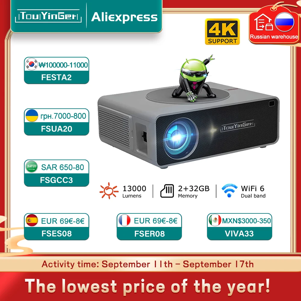 TouYinger-Q10-FULL-HD-1080P-Projetor-4K-Home-Movie-Theater-Video-Beam ...