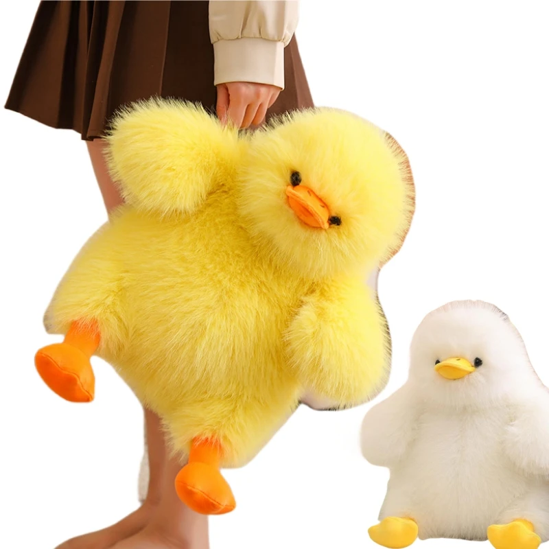 New High Quality 40/70cm Yellow Fat Duck Cute Dolls Throw Pillow Super ...