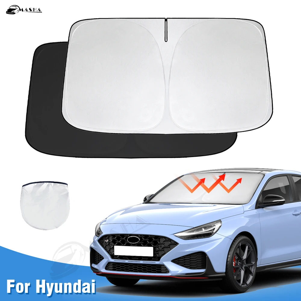 Windshield Sun Shade for Hyundai I30 FS GD PD Sunshade Window Sun Visor ...