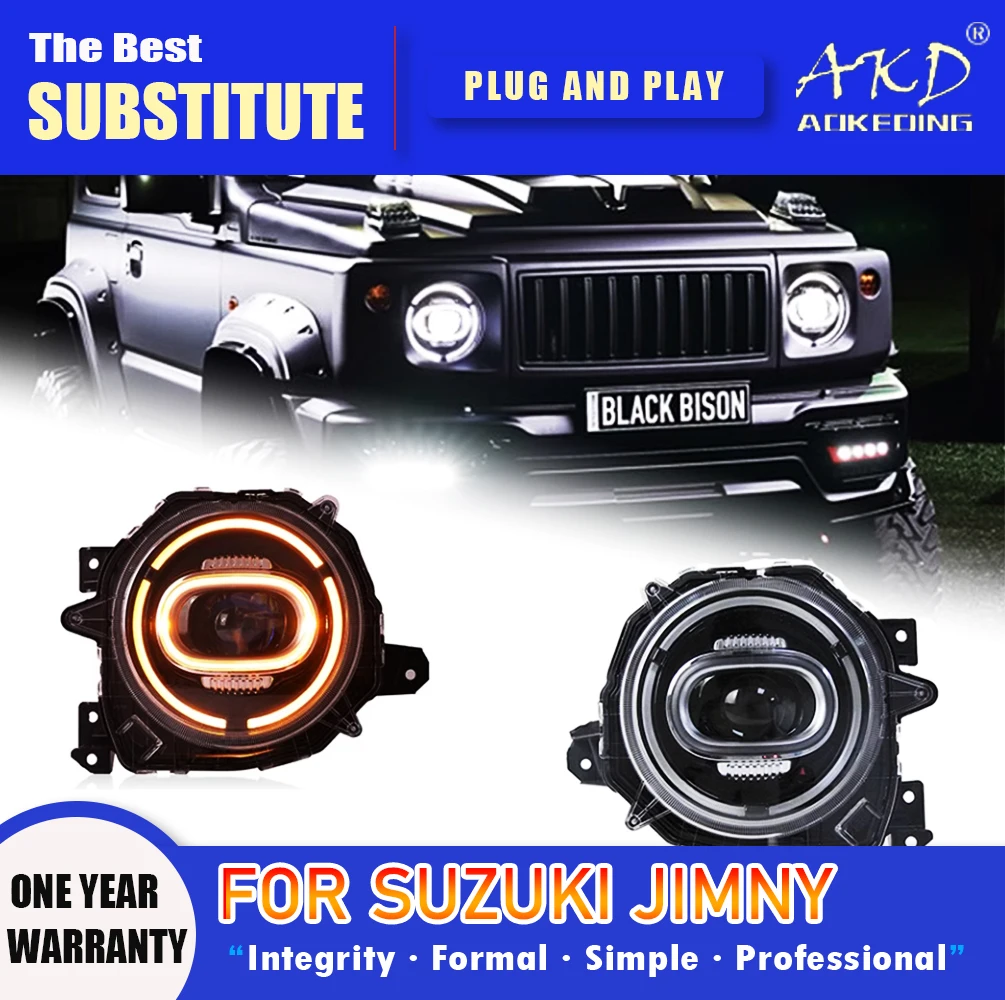 AKD-Head-Lamp-for-Suzuki-Jimny-LED-Headlight-2018-2020-Headlights-Jimny ...