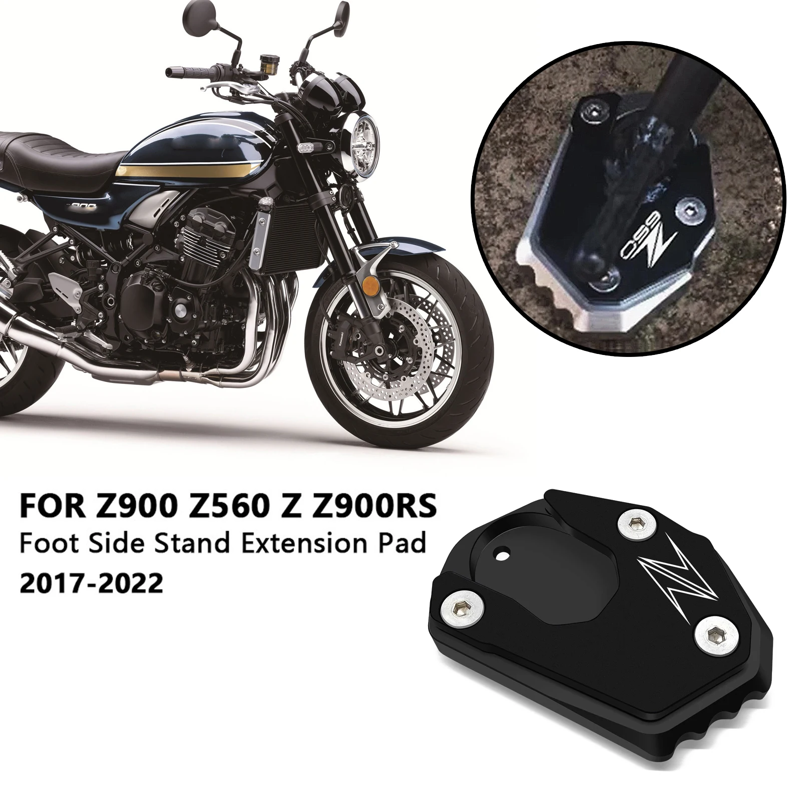 For Z900 RS SE Z650 Z900RS Z650 2017-2022 foot support pad Z900 ...