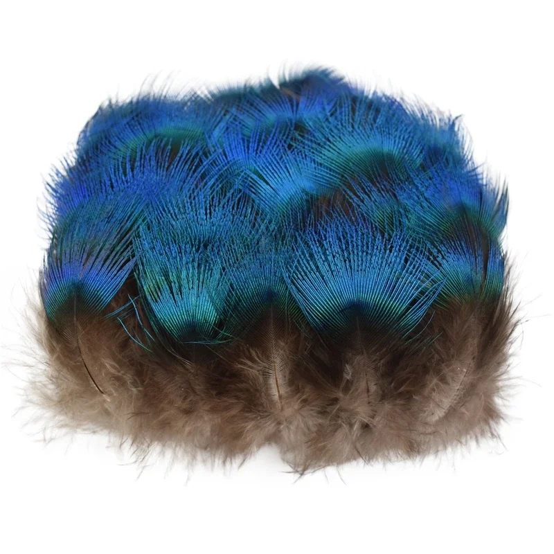 Penas-de-pav-o-azuis-naturais-para-artesanato-3-7cm-bordado-j-ias ...