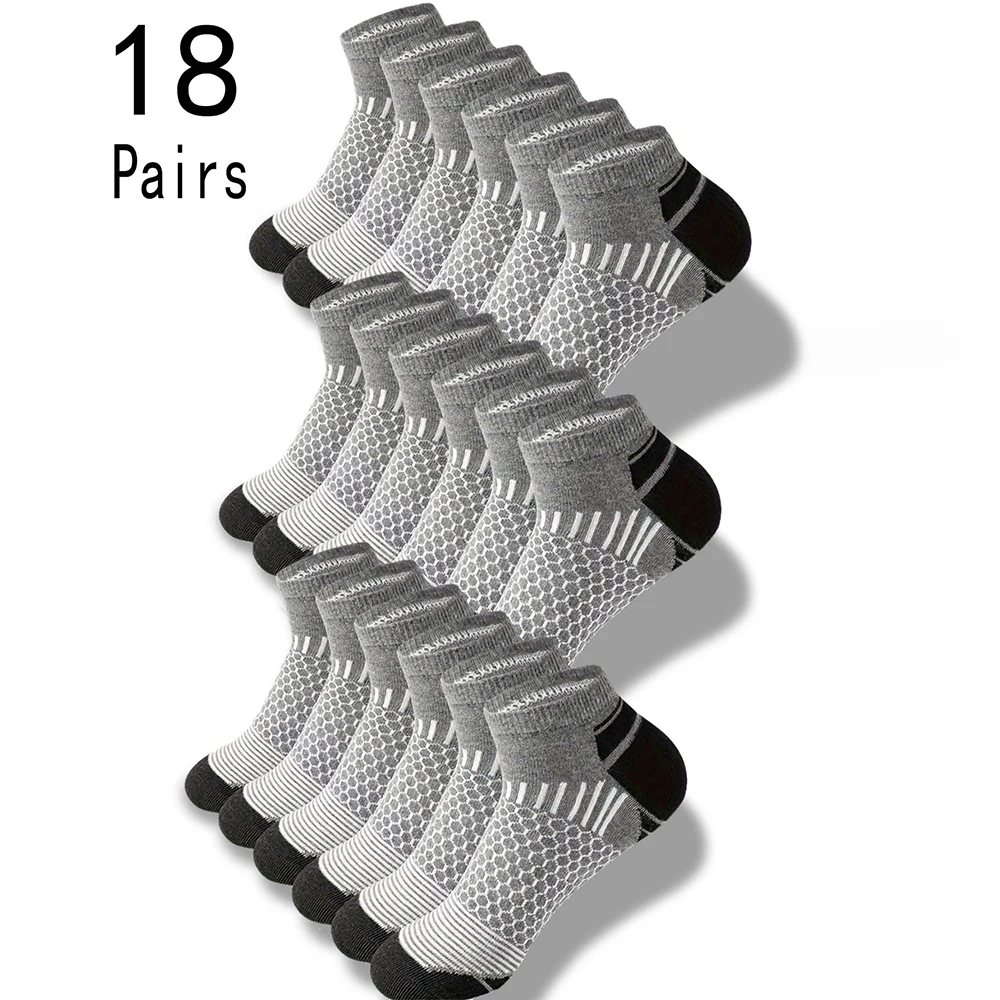 18-Pairs-Of-Premium-Men-S-Socks-Moisture-Wicking-Breathable-And-Tear ...