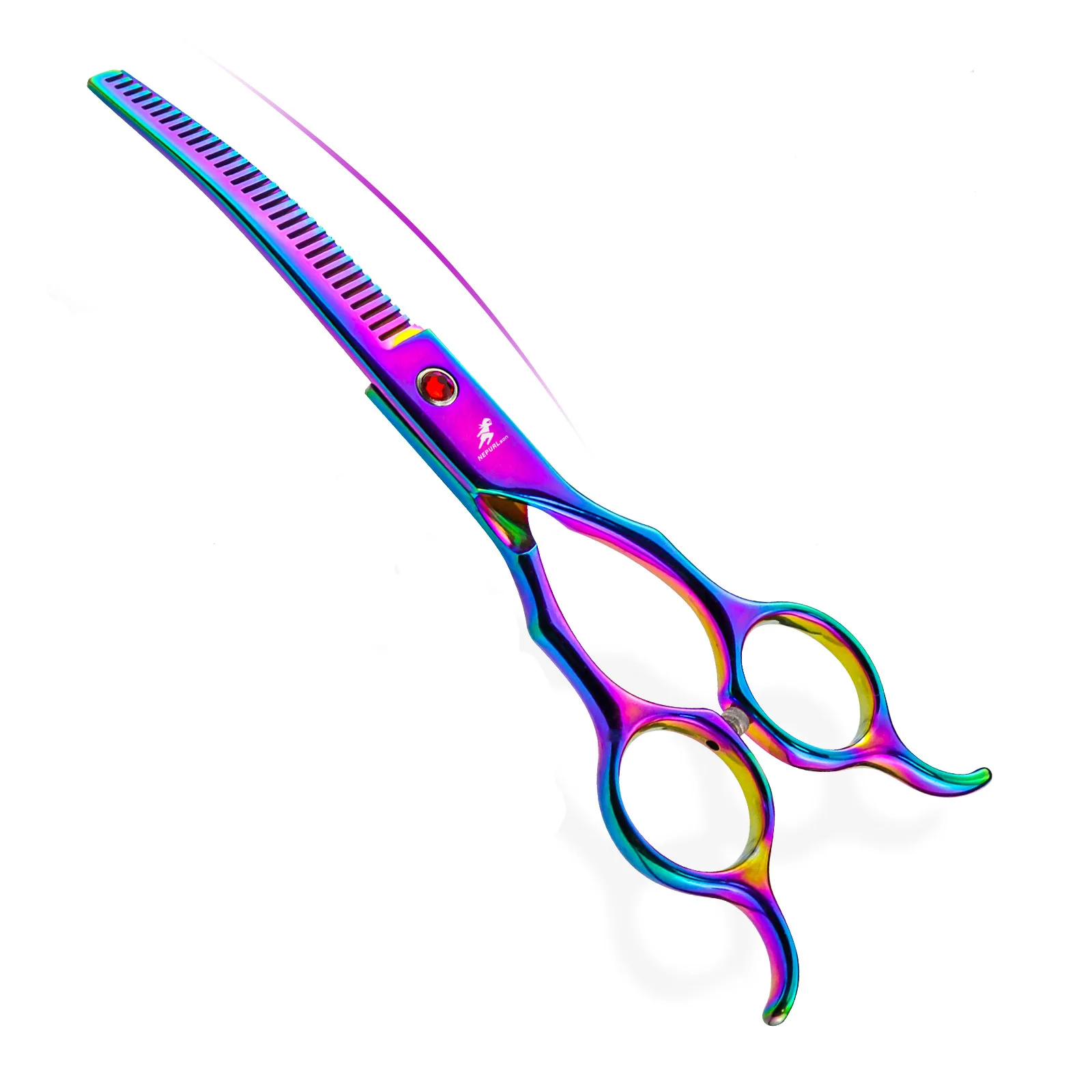 6-5inch-Curved-Teeth-Professional-Scissors-Sets-Shaped-Scissors-Pet ...