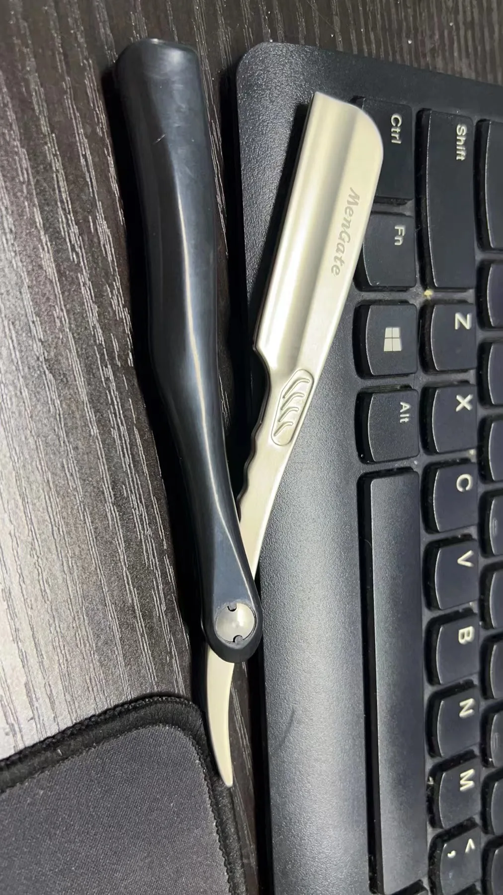 Original Mengate Professional Hair Razor Foldable Straight Razor For ...