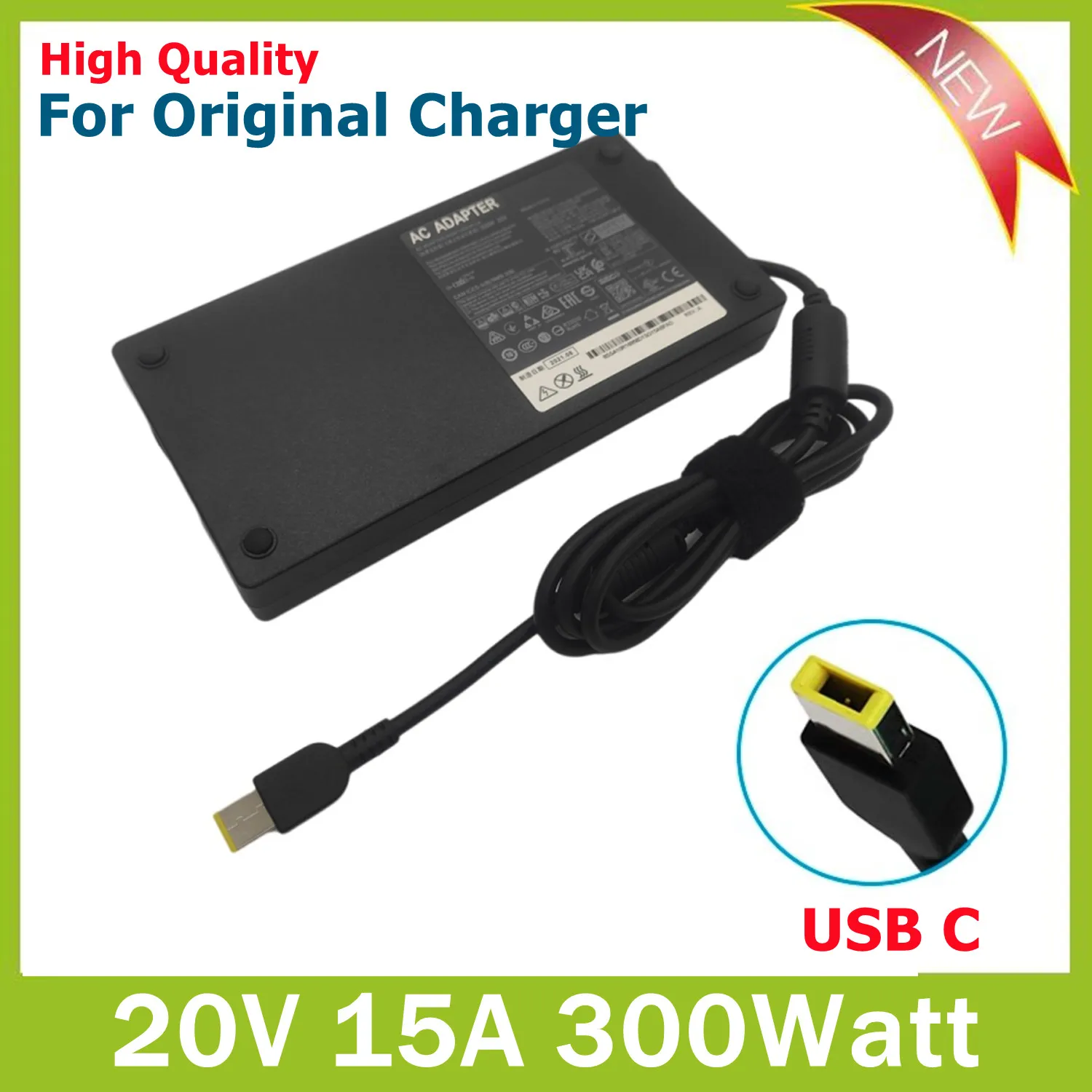 Original-20V-15A-300W-AC-Adapter-Laptop-Charger-For-Lenovo-Legion-7-Gen ...
