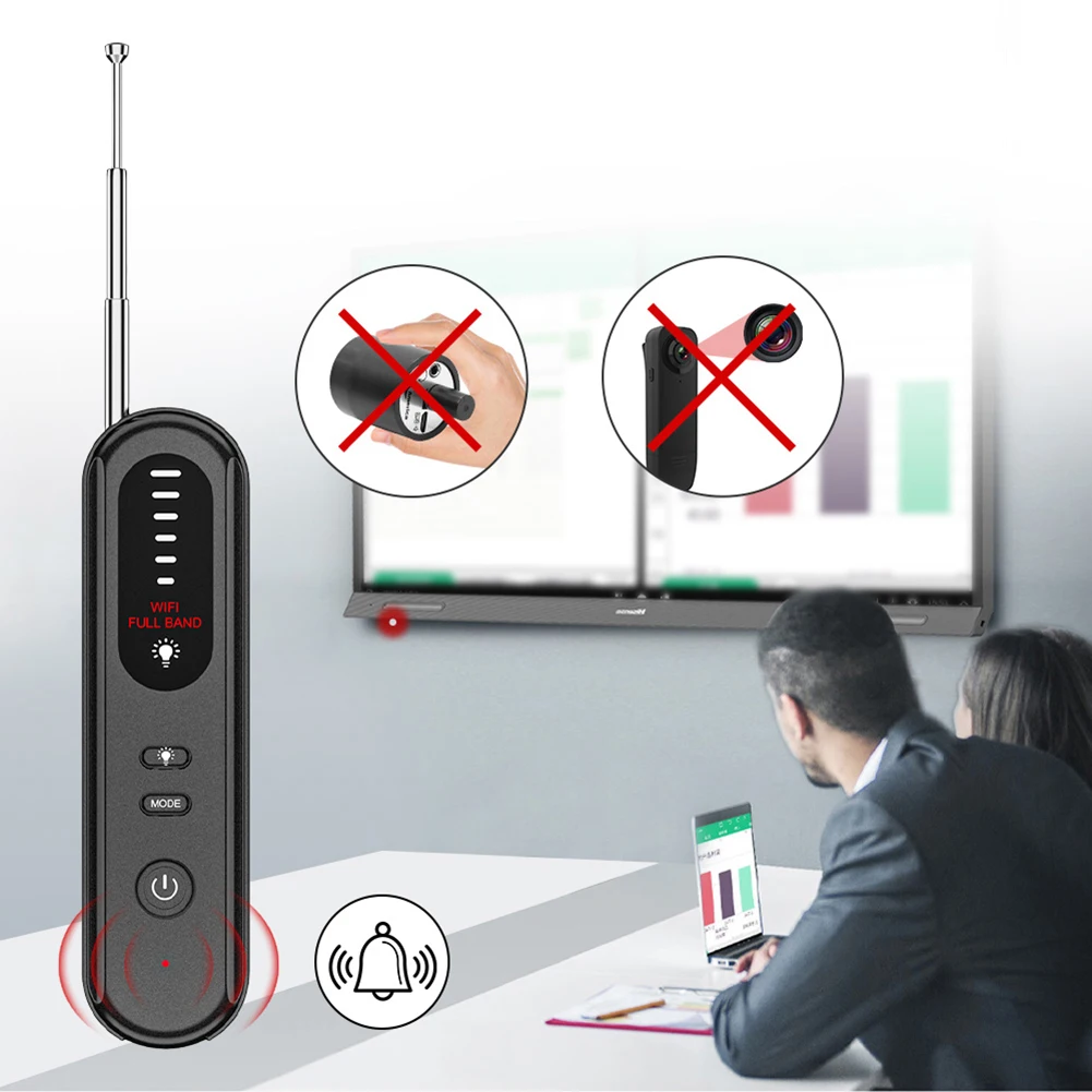 Camera-RF-Signal-Detector-Anti-Eavesdropping-Radio-Jammer-6-Levels ...