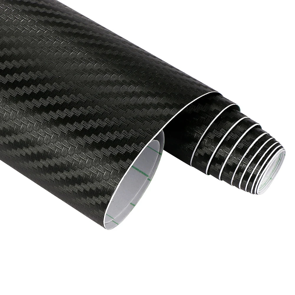 10/30*127cm 3D Carbon Fiber Vinyl Wrap Auto Sheet Roll Protective Film ...