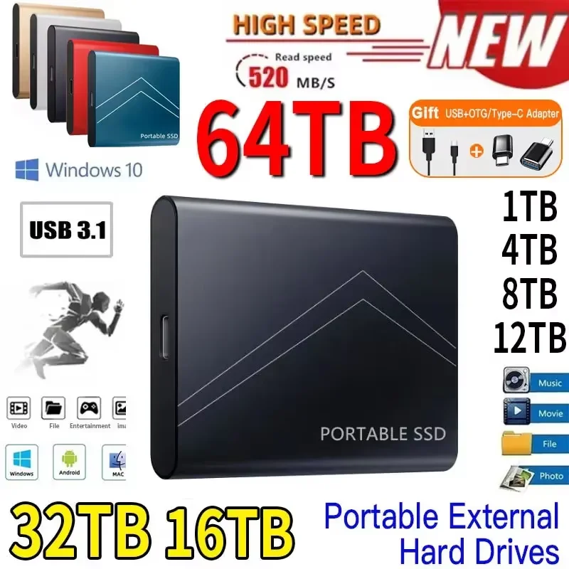 Original-external-hard-drive-2TB-Portable-SSD-1TB-Solid-State-Drive ...