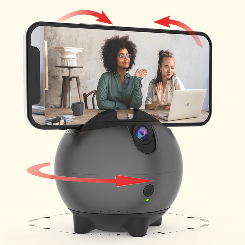 Face-Tracking-Camera-Tripod-360-Rotation-Selfie-Stick-AI-Gesture ...