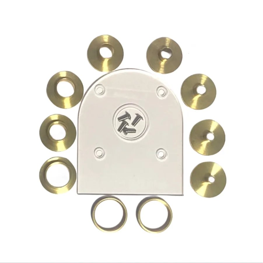 Set-of-Round-Base-Plate-10PCS-Brass-Router-Template-Guide-Bushings-With ...