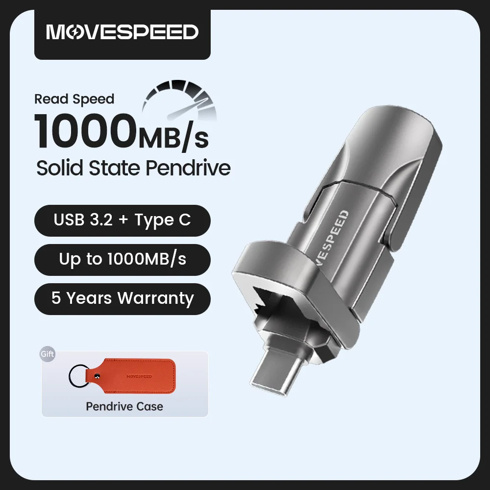 MOVESPEED-1000MB-s-Solid-State-Pen-Drive-USB3-2-Gen-2-Type-C-Flash ...