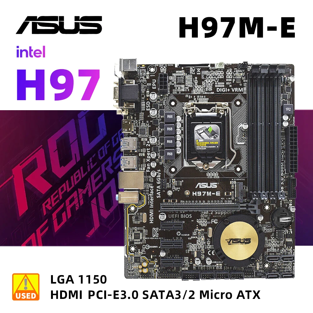 ASUS Vem Com I7 4770 CPU Motherboard Set E LGA 1150 Motherboard ...