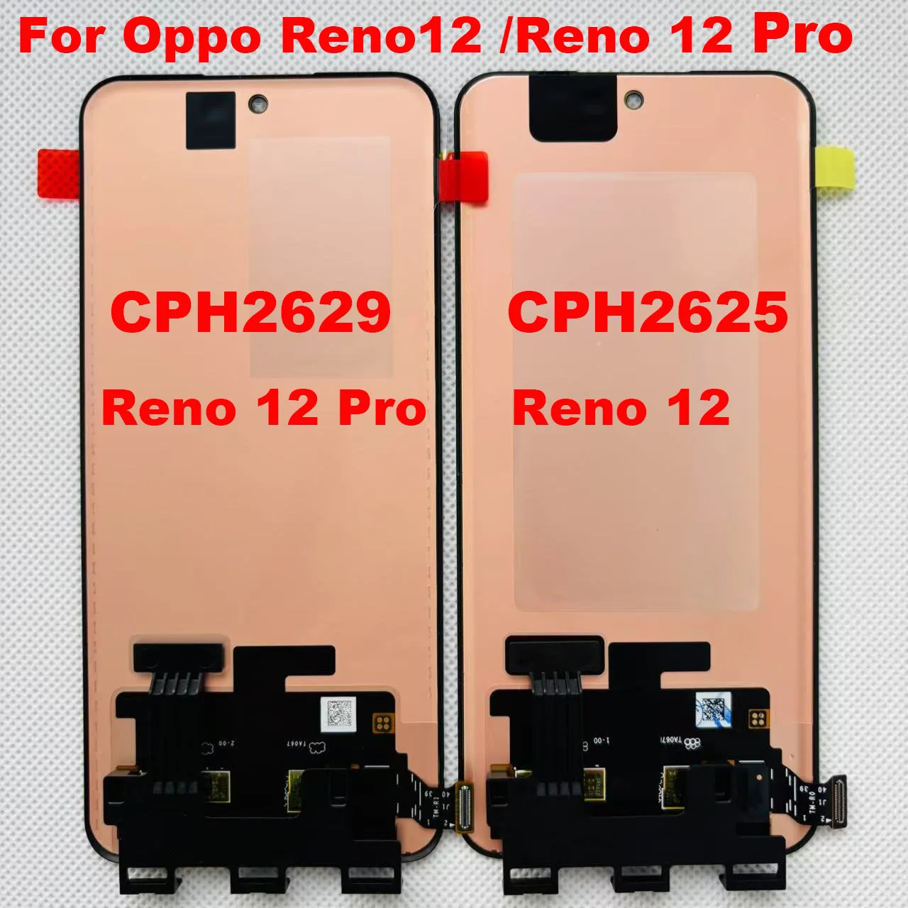 6.7"Original AMOLED For Oppo Reno12 CPH2625 LCD Screen Display+Touch ...