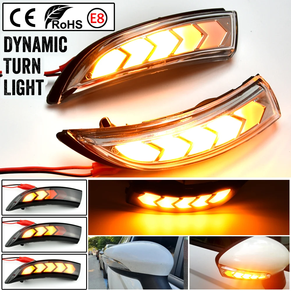 Flowing-Water-Blinker-Side-Mirror-Flashing-Light-Blue-LED-Dynamic-Turn ...
