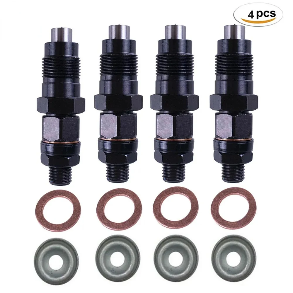 4PCS 4M40 4M40T Diesel Fuel Injectors Nozzles 8 Ring Replace kit For ...