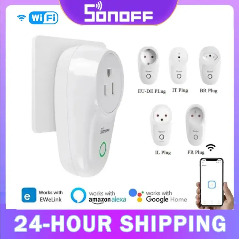SONOFF-WIFI-S26R2-Smart-Socket-DE-EU-BR-FR-IL-Smart-Plug-Module-Voice ...