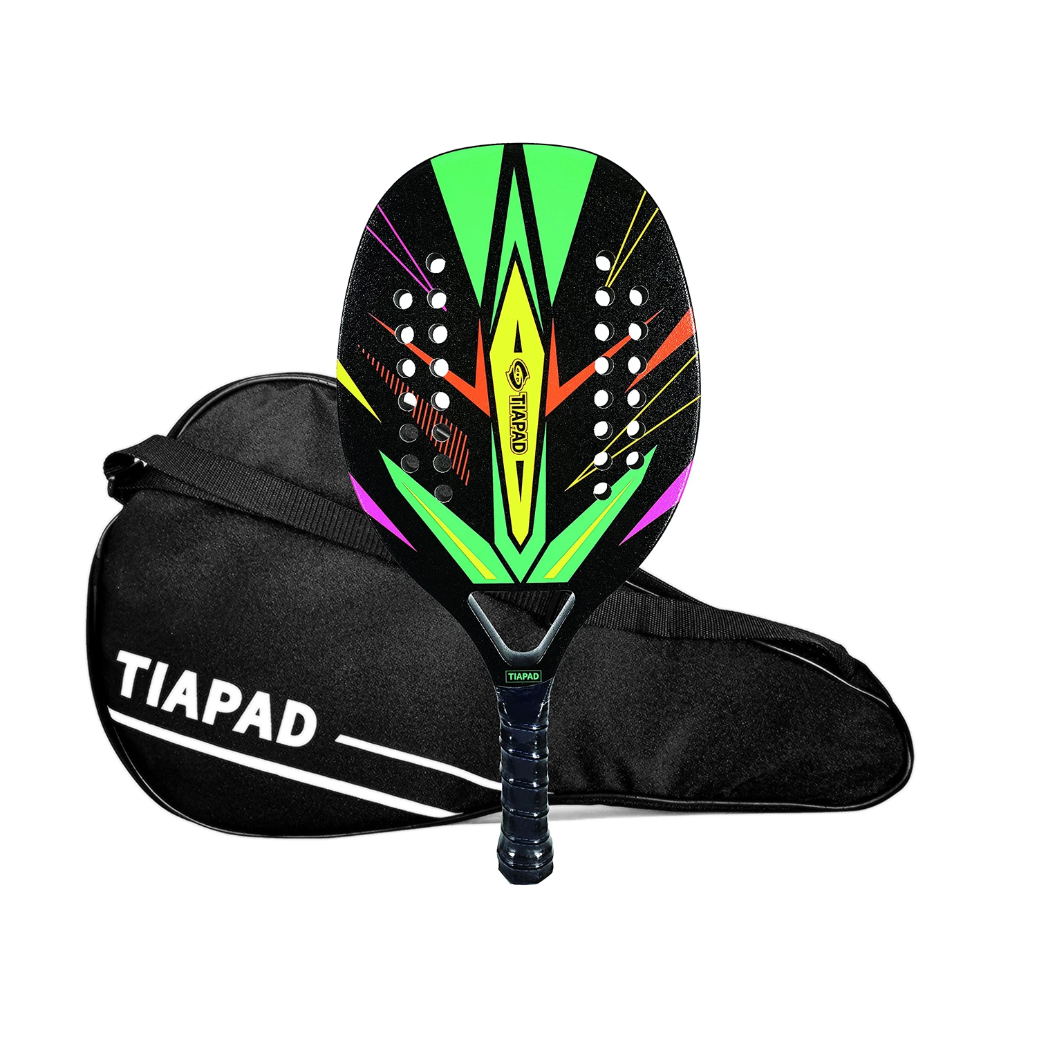 Beach Tennis Racket Graphite Carbon Fiber Surface EVA Memory Foam Core ...