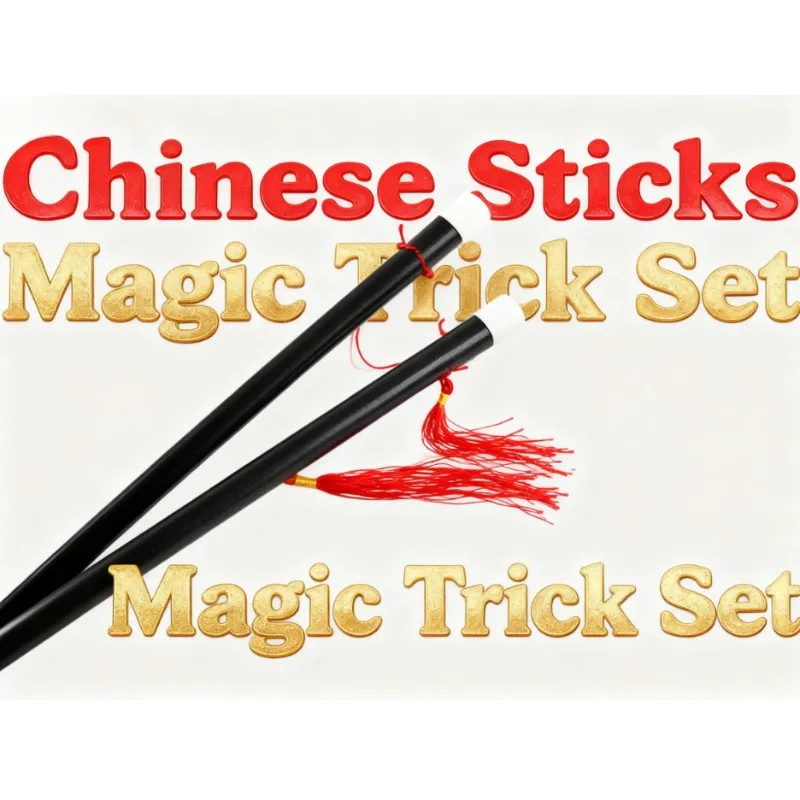 Chinese Sticks Magic Trick Set Professional Close-Up & Stage Illusion ...
