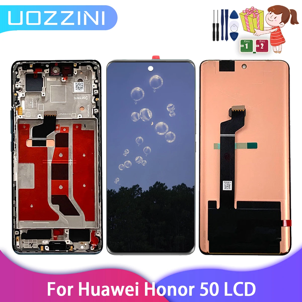 LCD-For-Huawei-Honor-50-NTH-AN00-NTH-NX9-Display-Touch-Screen-Digitizer ...
