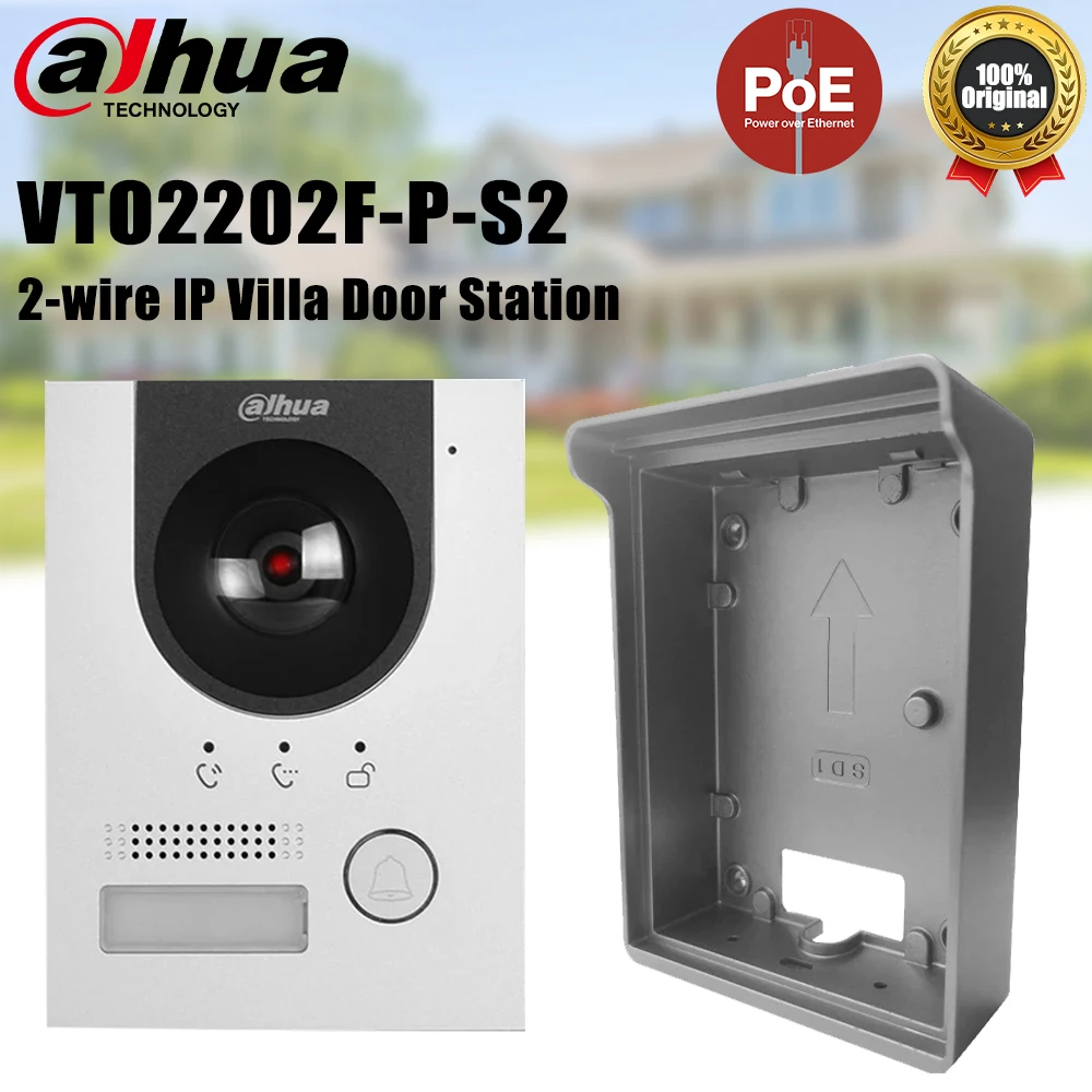 Dahua-2-Wire-PoE-Network-Doorbell-1080P-IP-Villa-Door-Station-Colorful ...