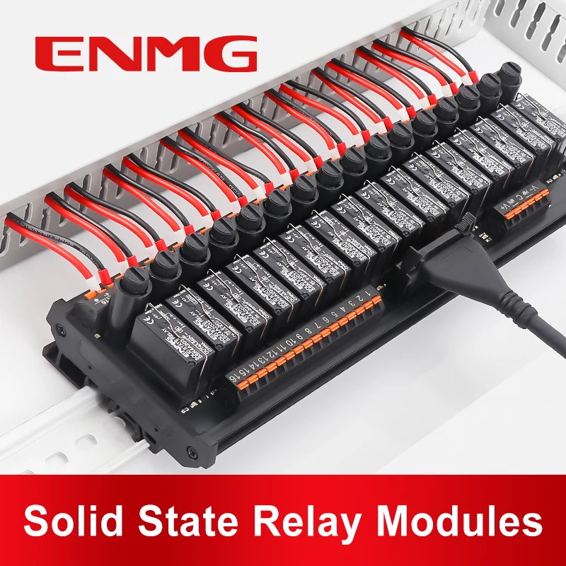 ENMG AC Inline 2 4 6 8 10 12 16-Way Solid State Relay Module RT-SSK Non ...