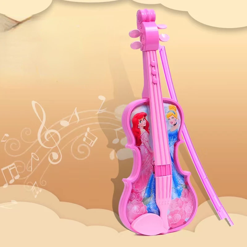 Pink violin toy store